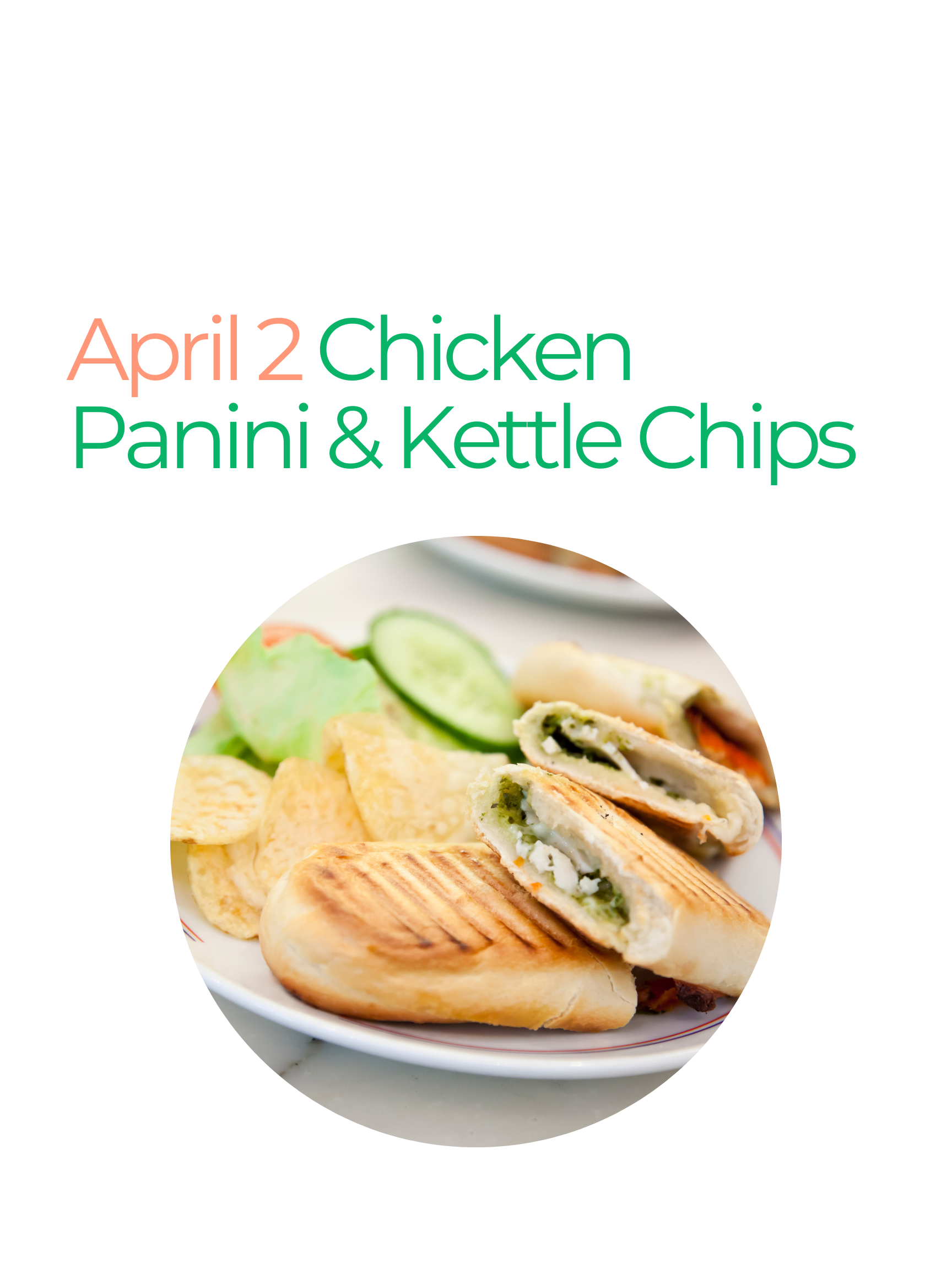 RODA – Wednesday – Chicken Panini & Kettle Chips – HEALTHY KIDS' EATS